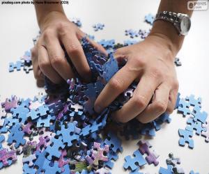 Mix up the pieces of the puzzle puzzle & printable jigsaw