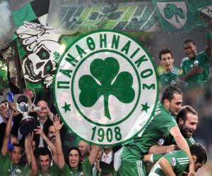 Panathinaikos FC, Greek Football club puzzle & printable jigsaw