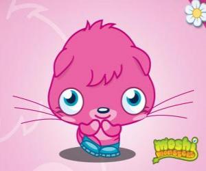 Poppet. Moshi Monsters. A kitten puzzle & printable jigsaw