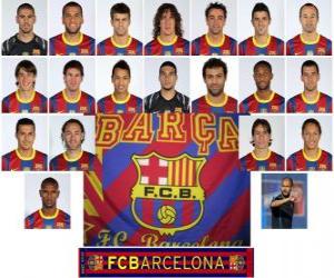 Team of FC Barcelona 2010-11 puzzle & printable jigsaw