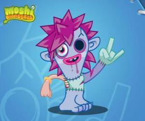 Zommer. Moshi Monsters. A small Frankenstein puzzle & printable jigsaw